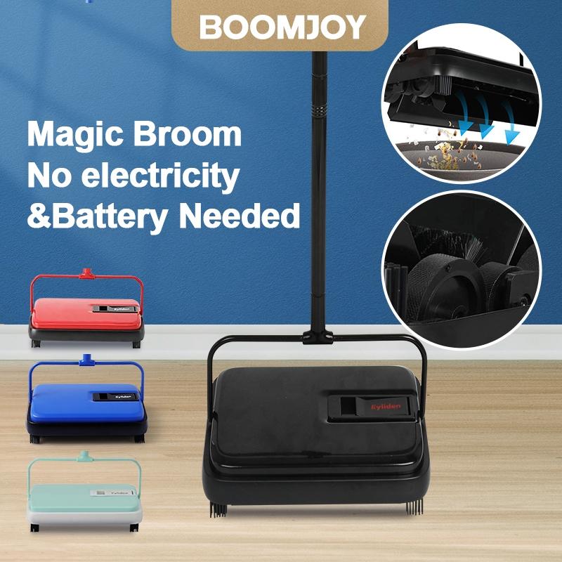 BOOMJOY Eyliden Carpet Floor Sweeper Hand Push Automatic Compact ...