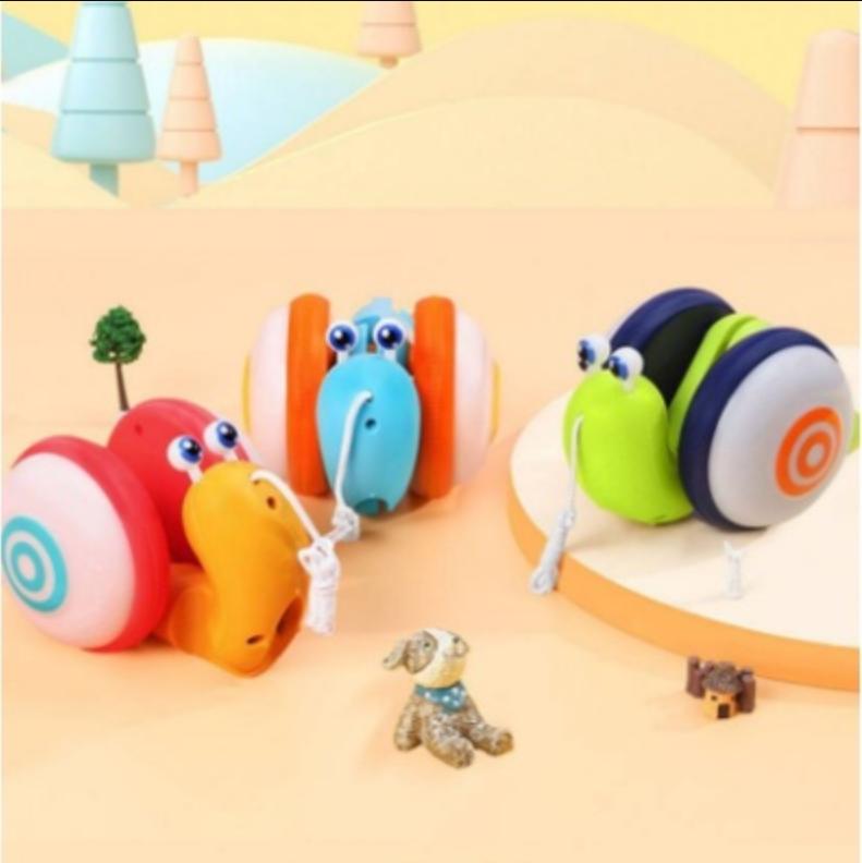 Lead Rope Light Snail Electric Crawl Music Toy 1 To 3 Years Old ...