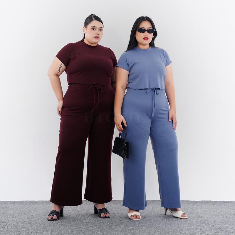 Bigins - Tora Set/Set Bigsize Wanita/Basic One Set - JST024 - Shop ...