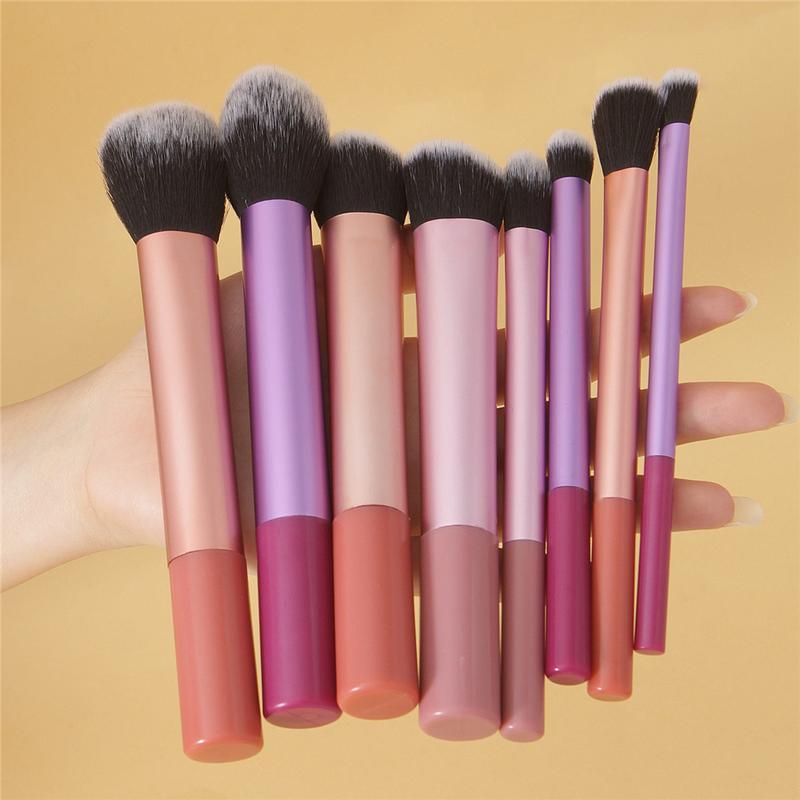 8pc Mini Travel Portable Makeup Brushes Set Make Up Kit Eyeshadow - TikTok Shop Singapore