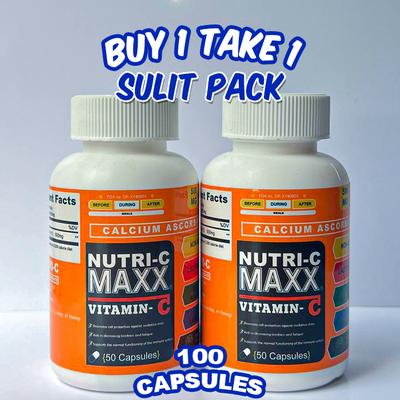 BUY 1 TAKE 1 Vitamin C Nutri-C Maxx SULIT PACK 100 Capsules TikTok ...