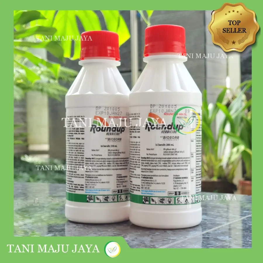 Herbisida Roundup 486SL 200 ml ASLI ORIGINAL 100% Obat Pembasmi Rumput ...