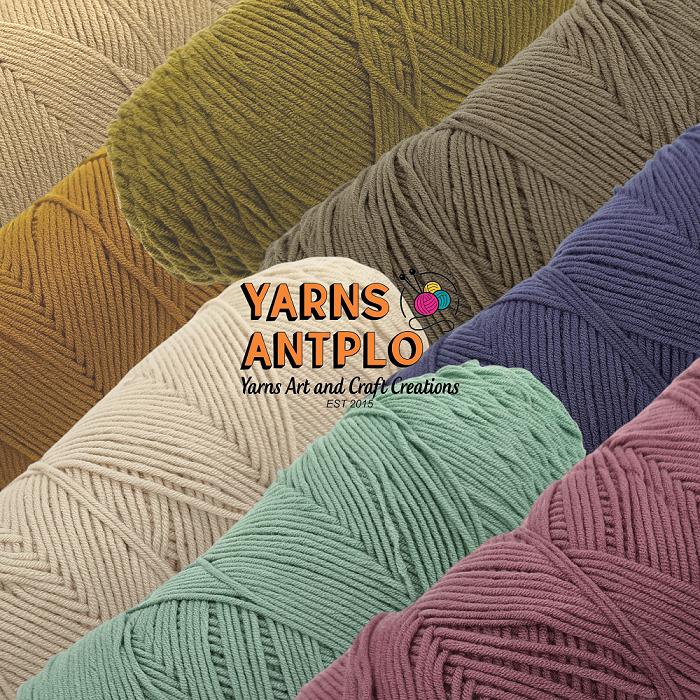 Milk Cotton Premium 5 Ply Yarn - 200g, 69 Colors - TikTok Shop Philippines