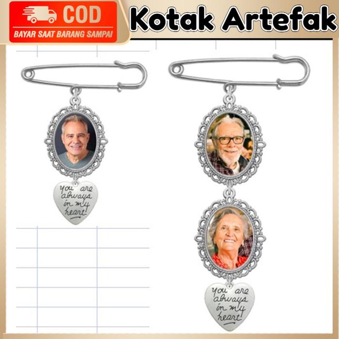 Jual Kalung Locket Foto Personalisasi Liontin Bingkai Custom Stainless ...