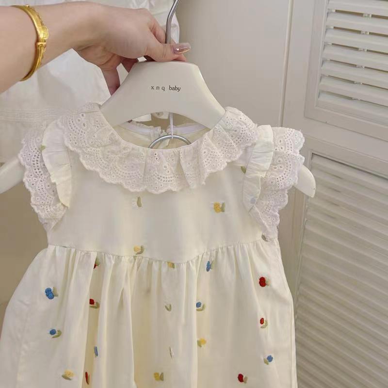 Pakaian Kanak-kanak, Koleksi Musim Panas, Sulaman Bunga Baharu ...