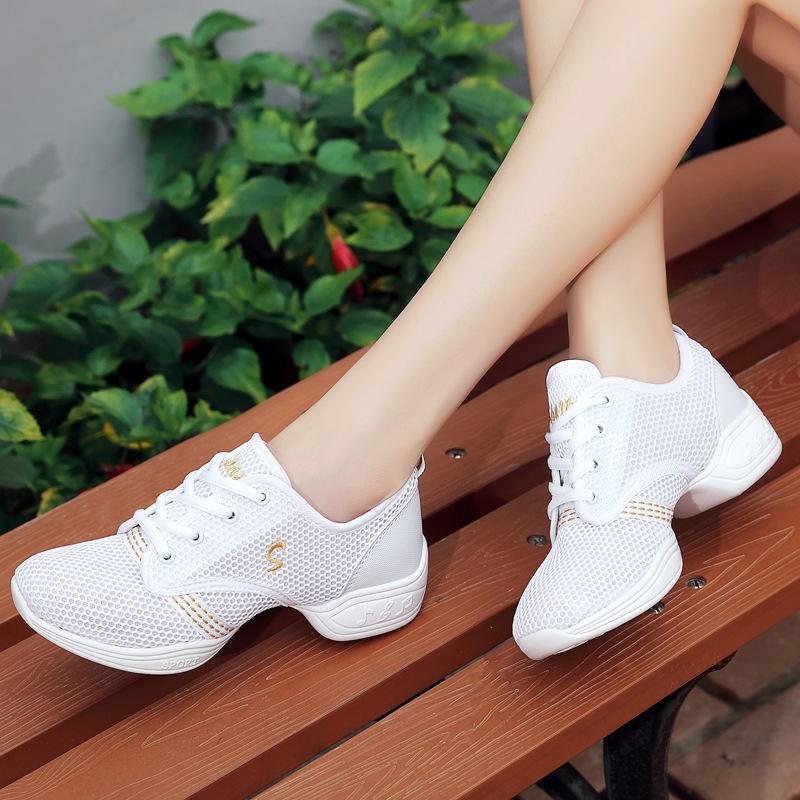Dance Shoes For Women Summer Fashion Mesh Breathable Soft Sole - TikTok ...