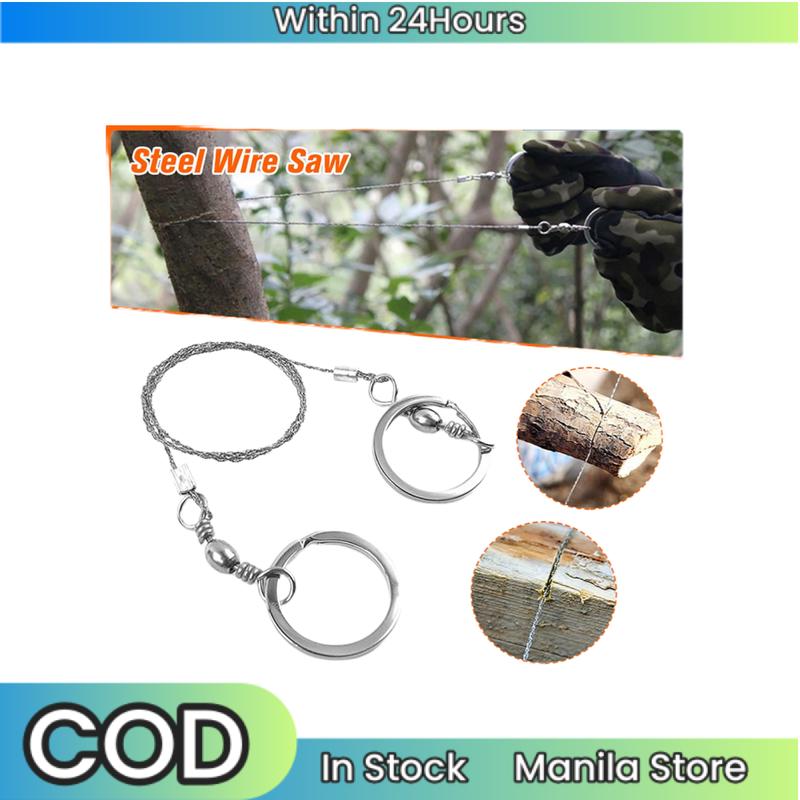 Survival Wire Saw – Portable Stainless Steel Cutter for Camping ...