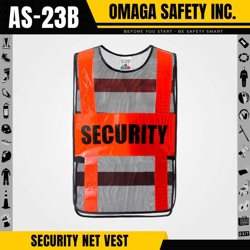 Omaga Safety Security Net Vest AS-23 - TikTok Shop Philippines