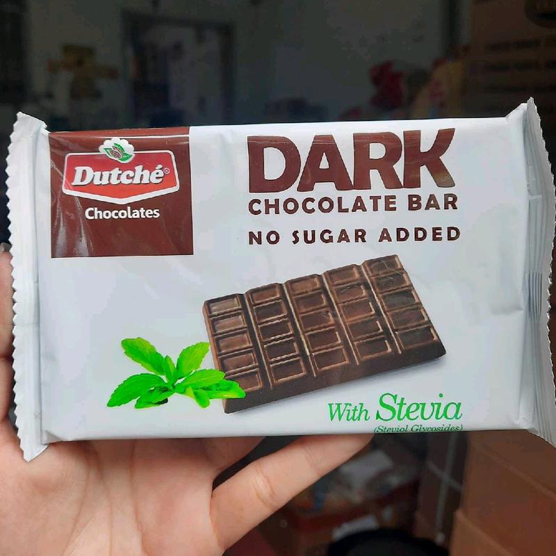 Dutche Dark Chocolate Bar with Stevia 100g - TikTok Shop Philippines