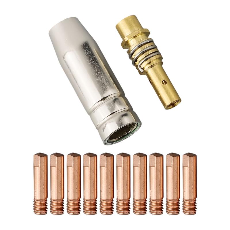 MIG Torch Welding Contact Tip M6 Tip Holder Kit 0.6/0.8/1.0m - TikTok ...
