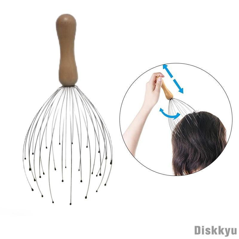 Rejuvenating Head Hair 24 Fingers Massage Scalp Head Scratcher ...