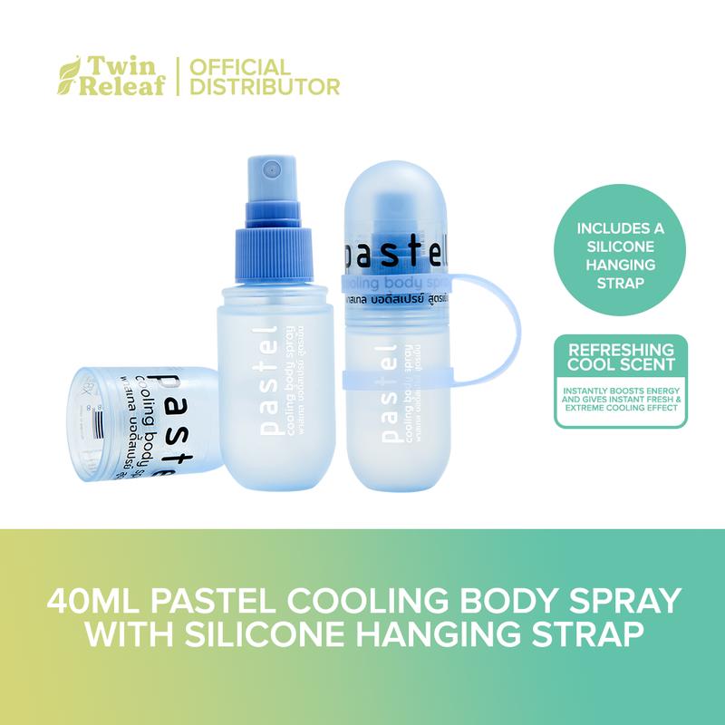PASTEL Cooling Body Spray with Silicone Strap (40ml Bottle) (Cooling ...
