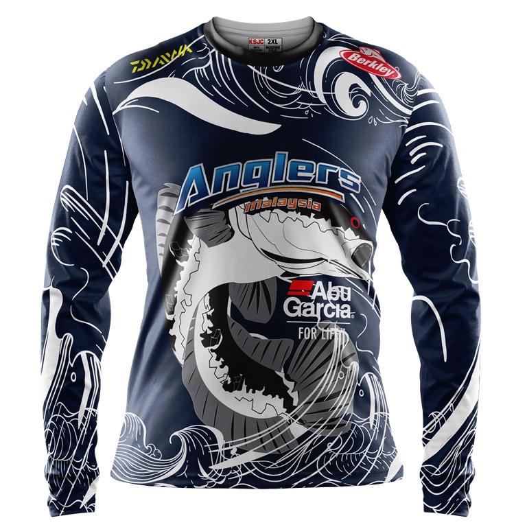 Baju-T Memancing, Anglers Mancing Malaysia V5, Lengan Panjang, - TikTok ...