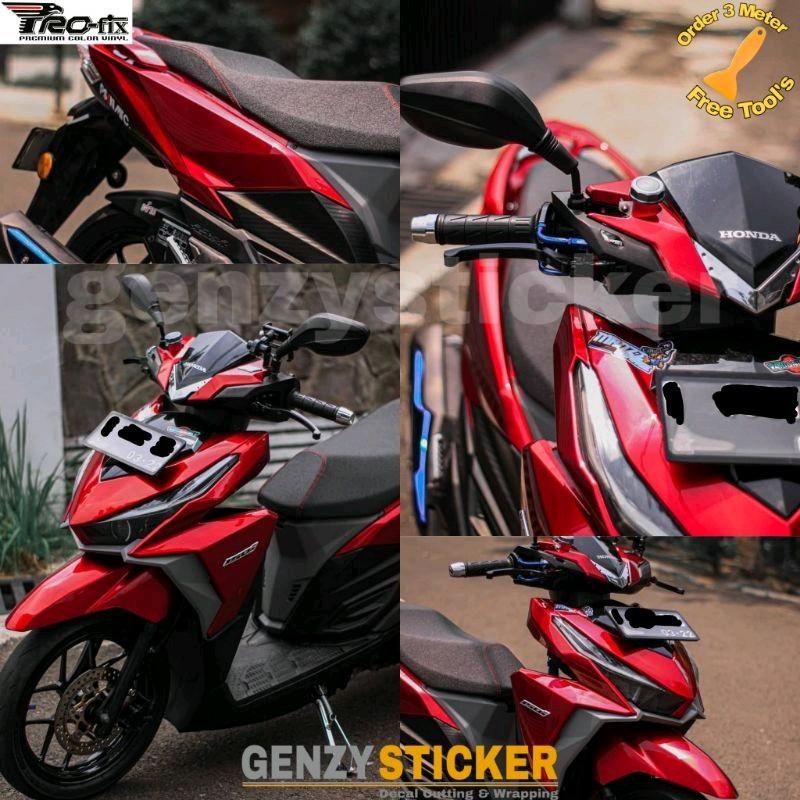 Stiker skotlet merah metalik candy metalic glosy maroon sticker - Shop ...