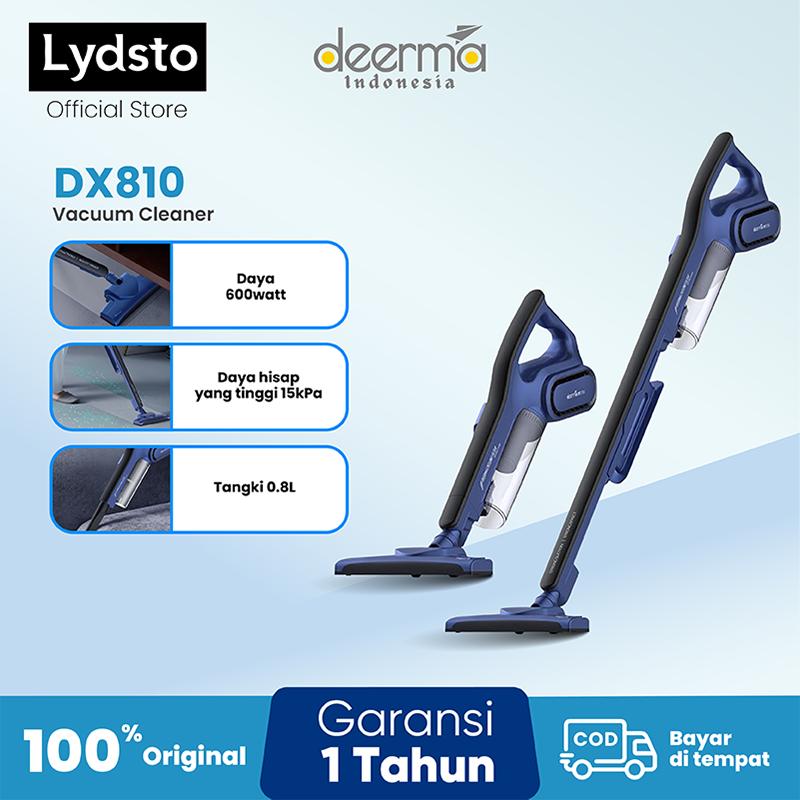 Deerma dx810 Hand-held Portable Vacuum Cleaner /2-in-1 Kering Penyedot ...