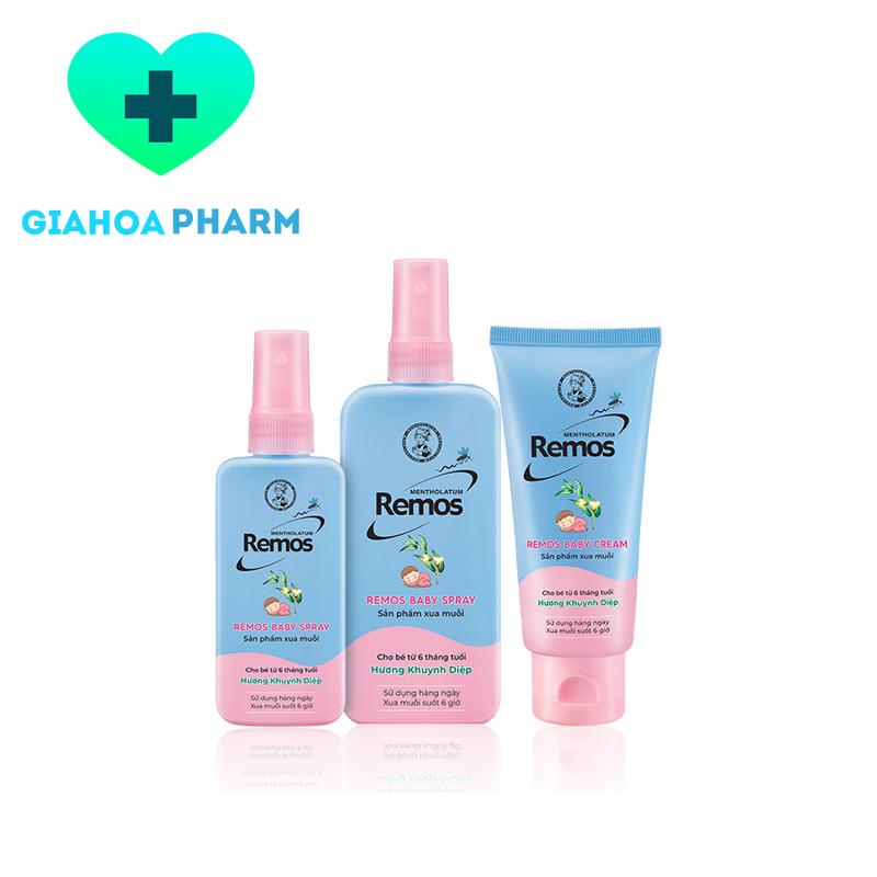 Remos Baby spray 60ml (Hương khuynh diệp) - Xịt / kem xua đuổi ...