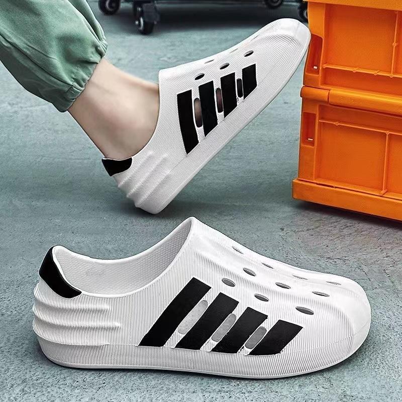 Men's Drooping Hole Shoes Summer Outdoor Sports Two-Way Wear - TikTok ...