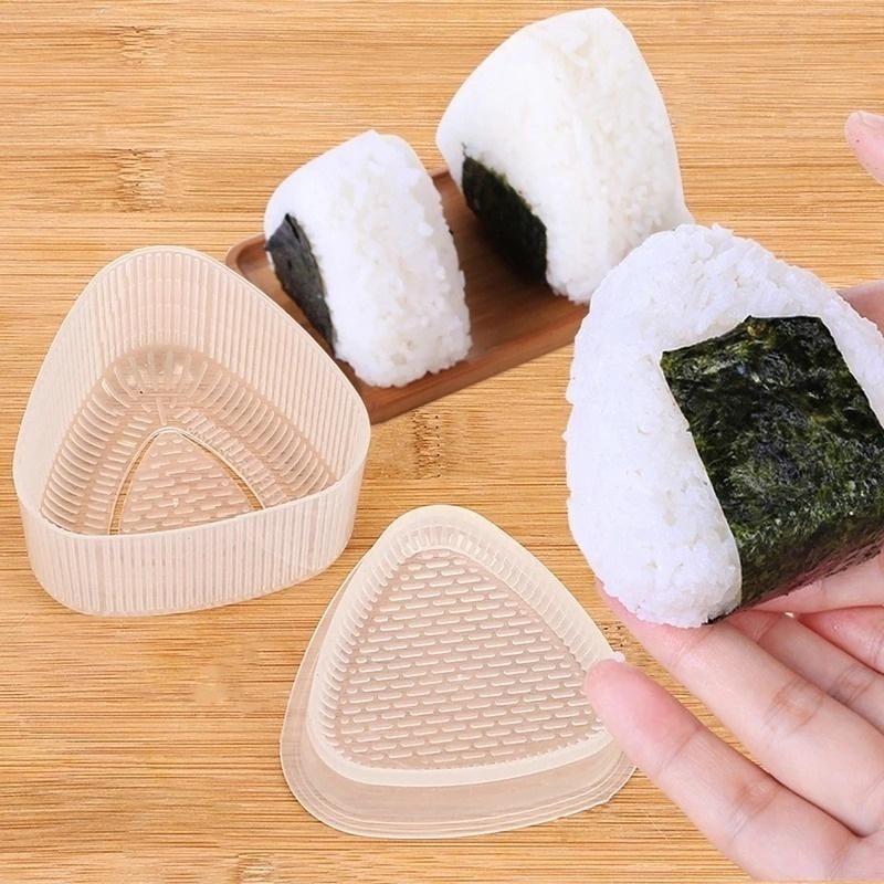 2 Sets DIY Triangular Sushi Molds Onigiri Rice Ball Food Press - TikTok ...