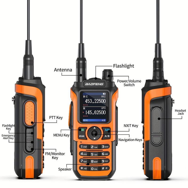 Walkie Talkie, Baofeng UV-5R Upgrade, Radio Tangan Ham, Dwi Jalur ...