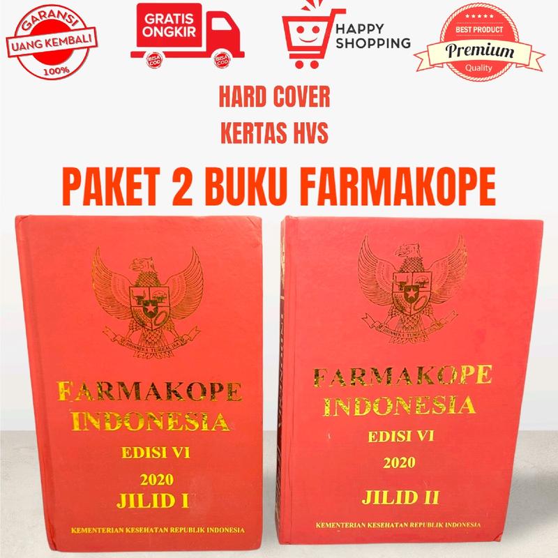 Farmakope Indonesia Edisi 6 2020 Jilid 1 & 2 Mahasiswa Farmasi - Shop ...