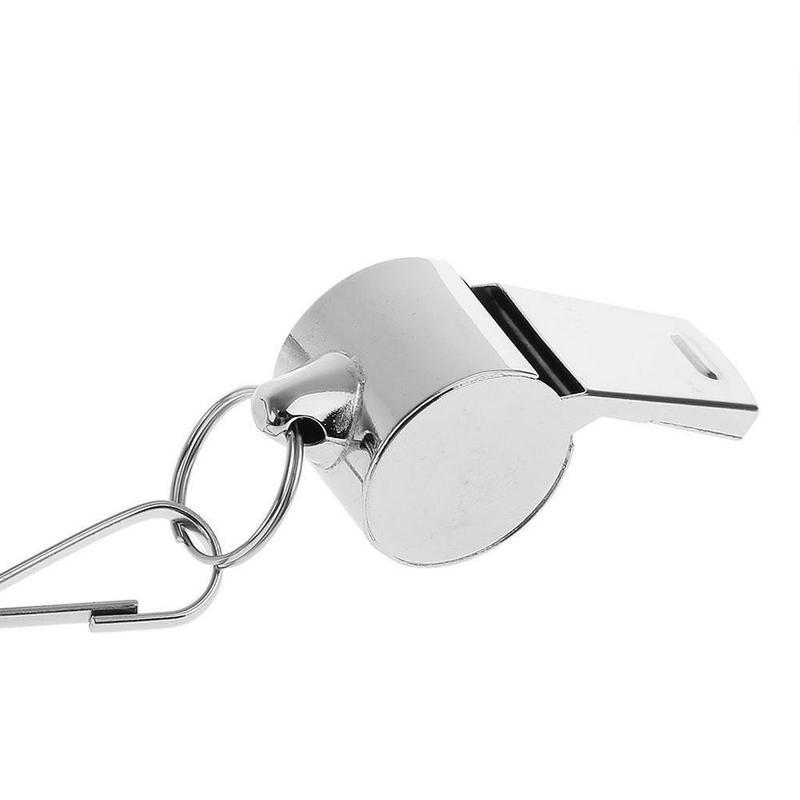 Stainless Steel Referee Whistle With Extra Loud Sound And Lanyard ...