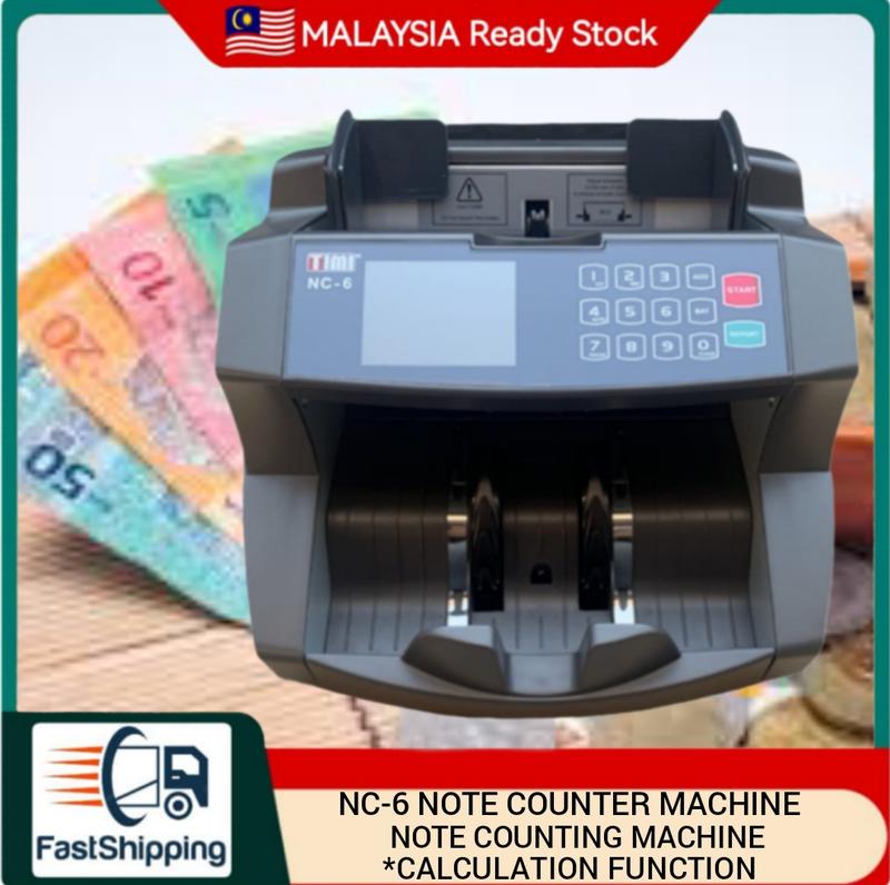 TIMI NC-6 Note Counter Machine | Bank Note Counting Machine *Calculate ...