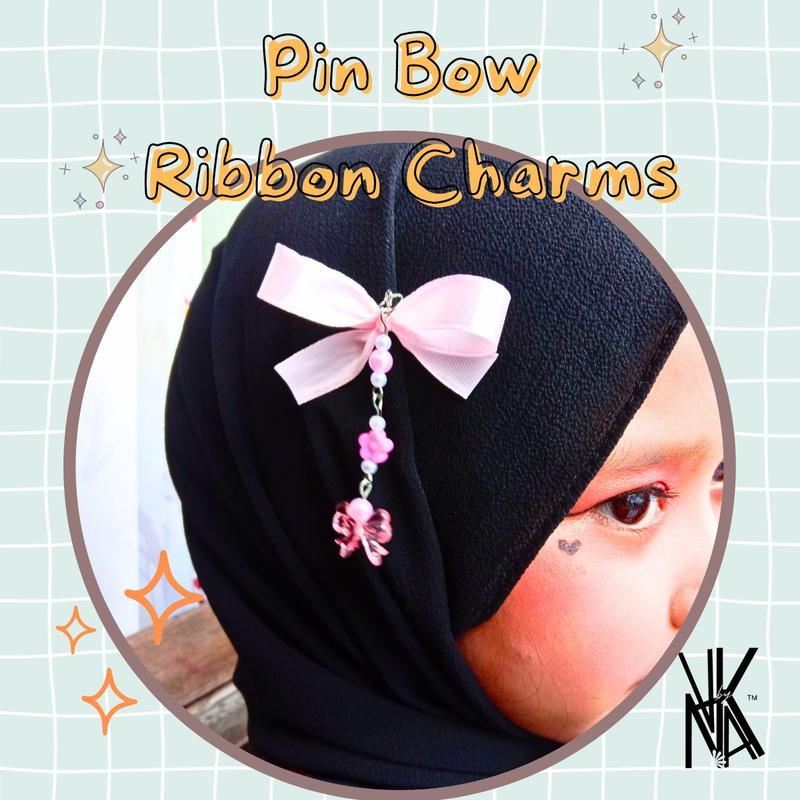 Pin Bow Hijab Ribbon Charms Ed. Pins Tudung - TikTok Shop Malaysia