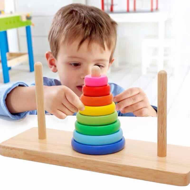UG Tower of Hanoi Wooden Toy - TikTok Shop Philippines