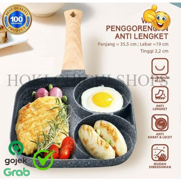 Jual FRYING PAN BERLIN Panci Grill Pan 3 in 1 Devider Penggorengan ...