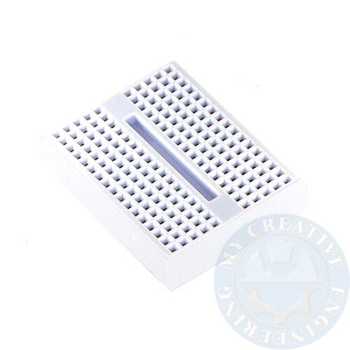 Mini Breadboard SYB170 Tie Holes Interlockable Solderless Prototype ...