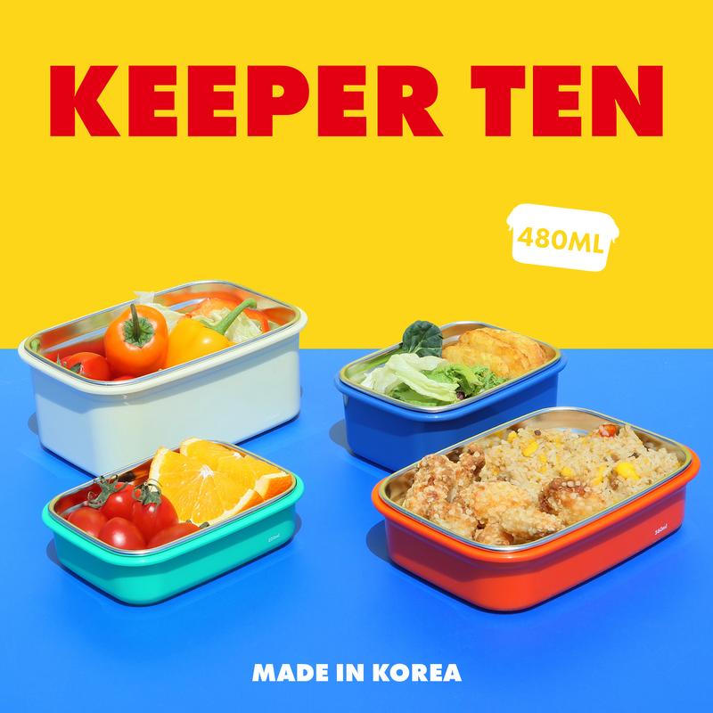 Keeper Ten Double Stainless Steel Container 480ML - TikTok Shop Singapore