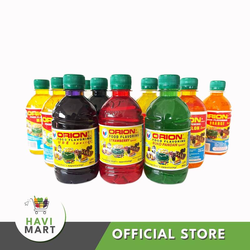 Orion Food Flavor 350ml (Banana,Brown Liquid,Buko Pandan,Langka,Vanilla ...