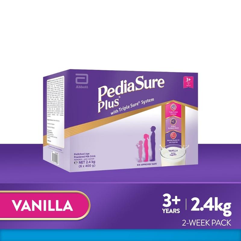 Pediasure Plus 3+ Vanilla 2.4kg for Kids Above 3 Years Old Powdered ...