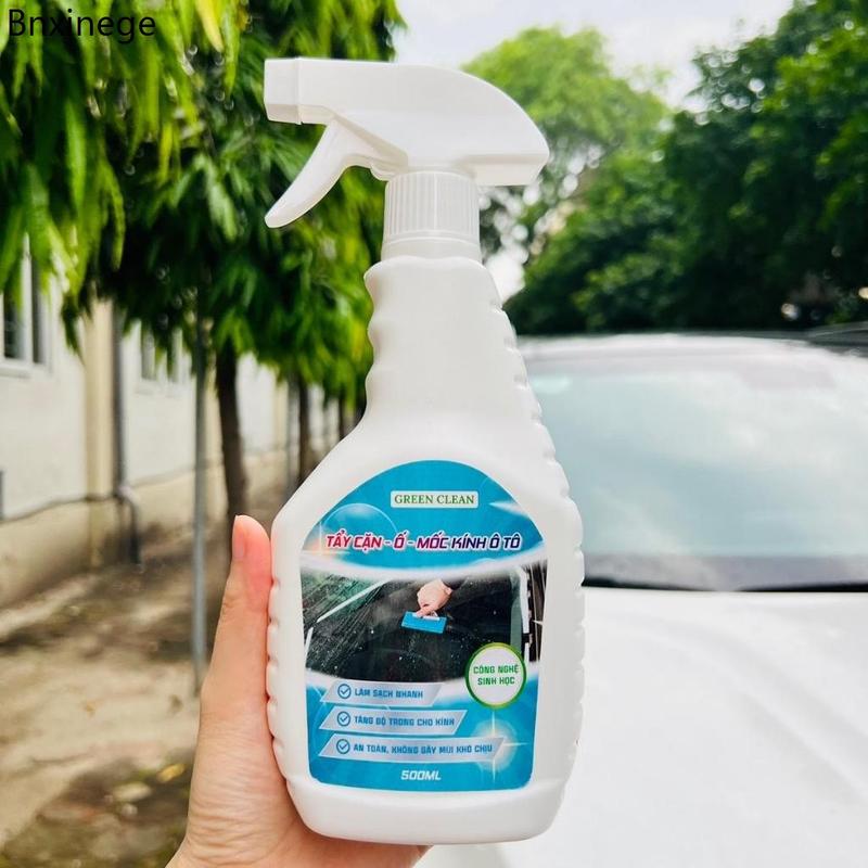 Chai xịt tẩy Cặn - Ố - Mốc kính Ô Tô Green Clean (khăn lau, mút ...