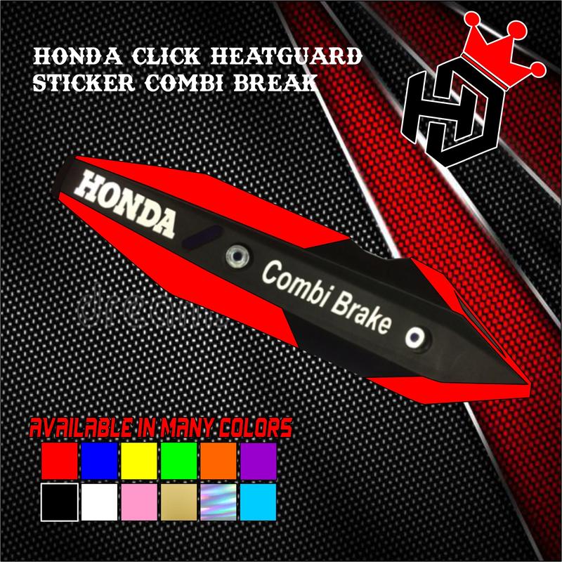 honda click heatguard combi brake sticker v2 125 150 machine - TikTok ...