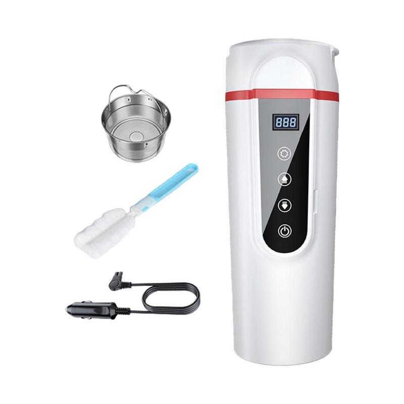 12V 24V Car Kettle Boiler Car Heated Mug Adjustable Portable - TikTok ...