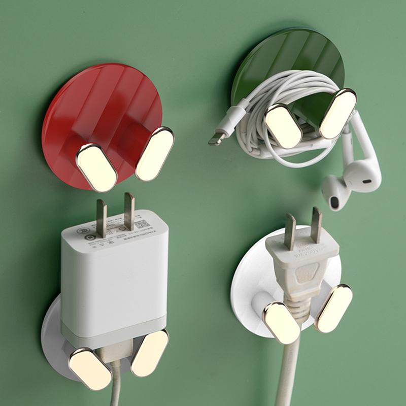 4Pcs Traceless Adhesive Power Plug Hook - Strong and Durable - TikTok ...