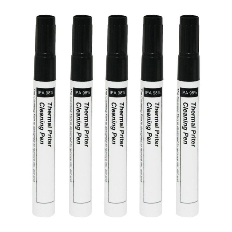 5 Pieces Thermal Printer Cleaning Pens Portable Printing Machine ...