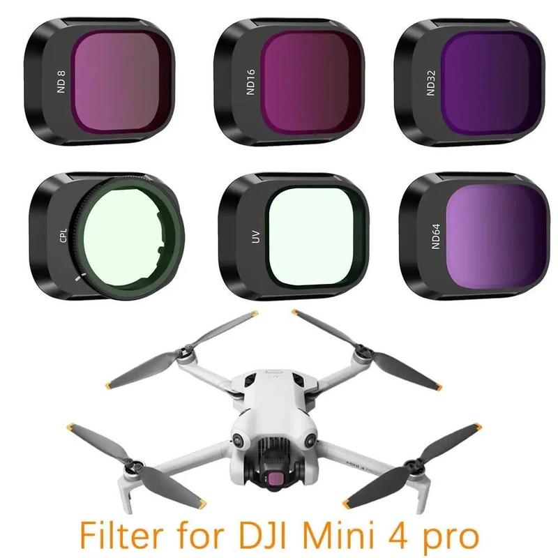 Set Penapis, Bahan Aloi Aluminium, untuk Kamera Penapis DJI Mini ...