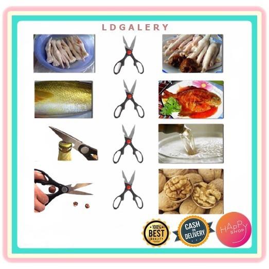 LDG GT001 Gunting Dapur Serbaguna MultiFungsi / Gunting Ikan - Shop ...