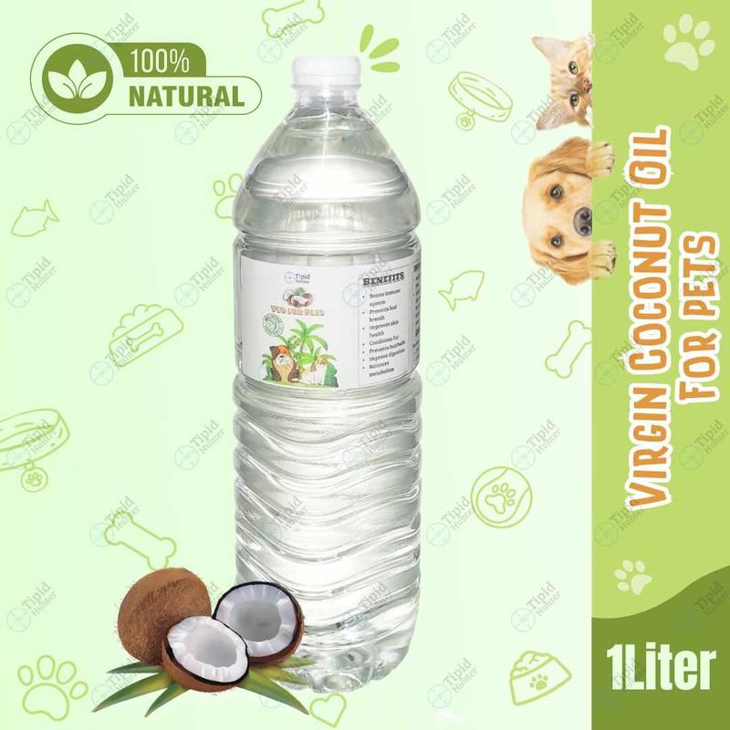 VCO for Pets 1 Liter, Virgin Coconut Oil for Dogs & Cats 1L - TikTok ...