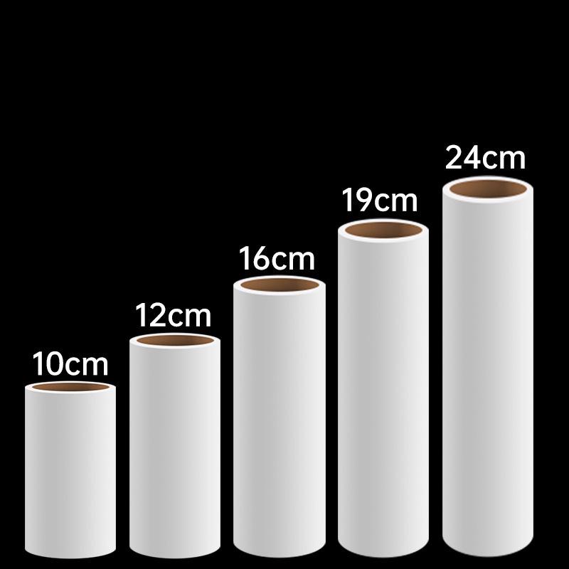 10cm/16cm/19cm/24cm Bulk Sticky Roll Paper Pet Hair Picker Roll ...
