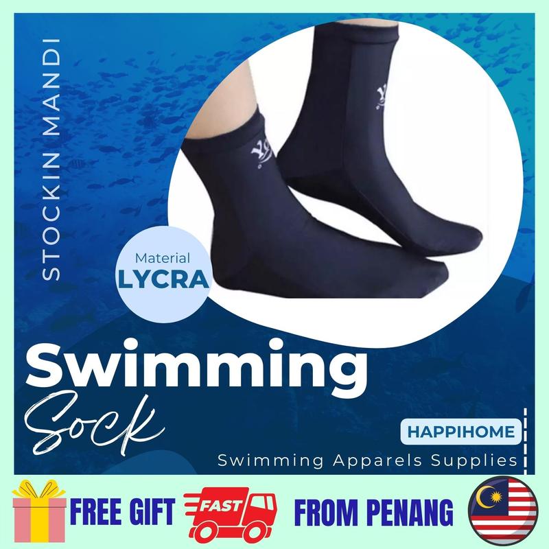 Water Sport Swimming Sock Premium Lycra Swim Socks Swimming Diving ...