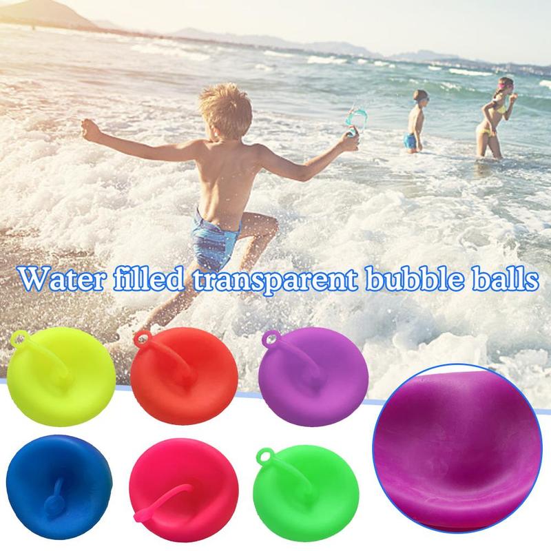 1pcs TPR Bubble Ball Water Filled Transparent Bubble Ball Fu - TikTok ...
