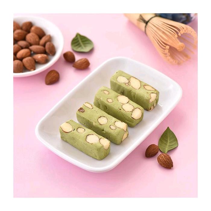 Jual Hampers Nougat 1 Toples 180 Gram Matcha & Almond - Permen Milk ...