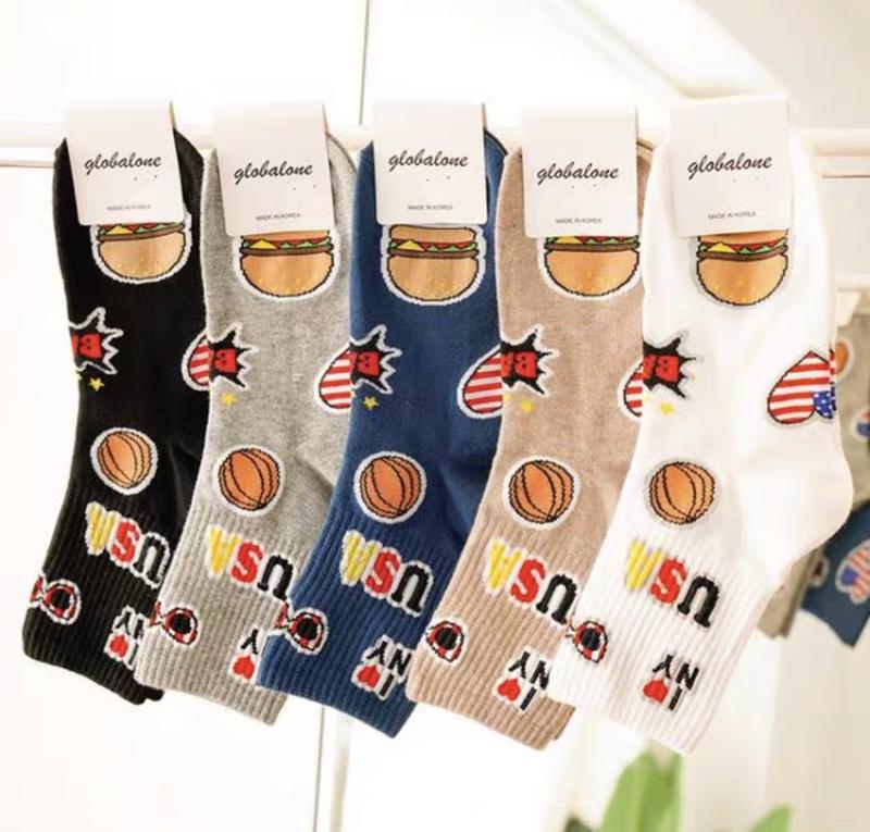 Korean Socks - Basketball USA Iconic Socks - TikTok Shop Philippines