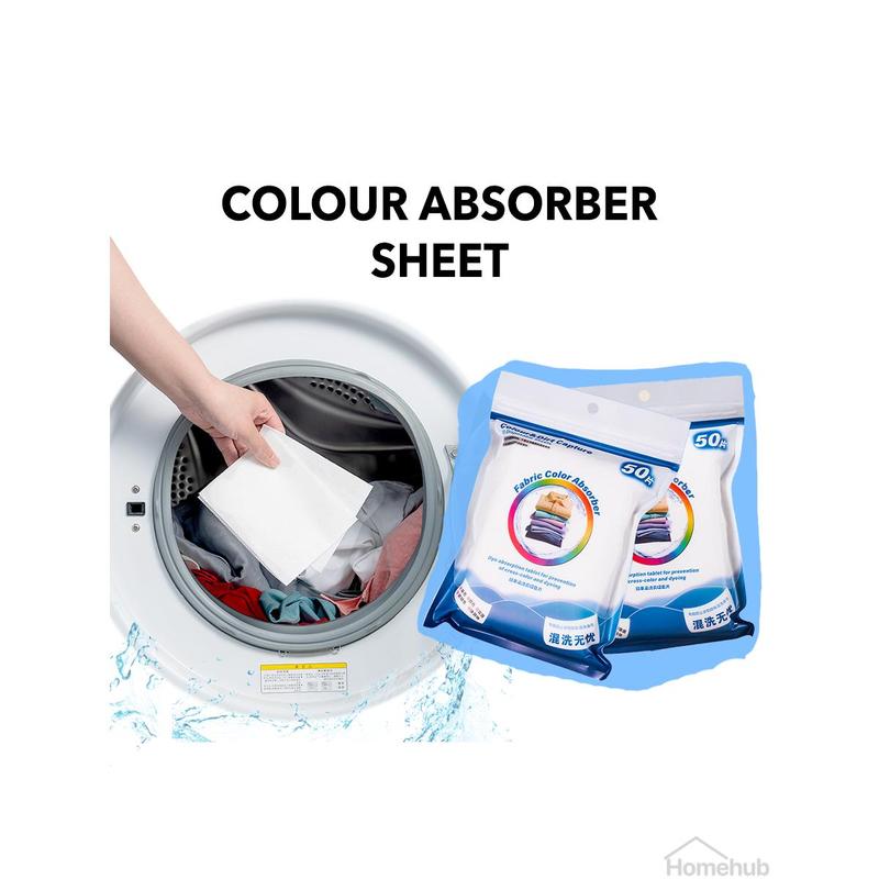 Homehub Colour Absorber Sheet Catcher Color Laundry Run Anti - TikTok ...