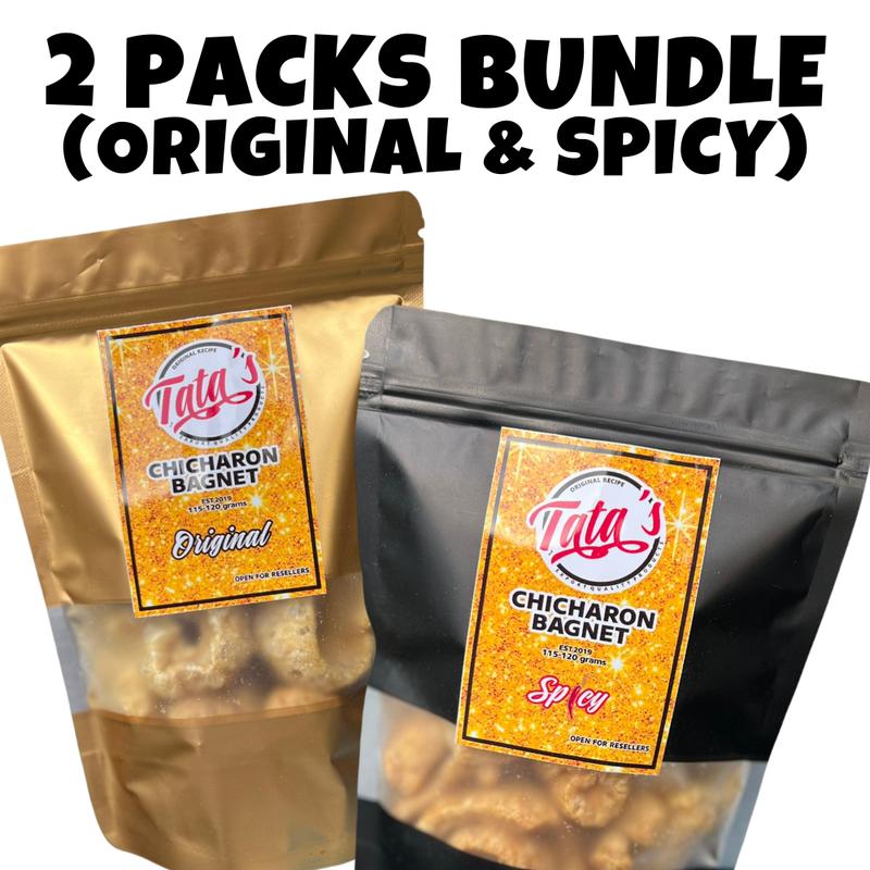 (2 PACKS BUNDLE) Tata's Chicharon Bagnet (Keto Friendly) snack - TikTok ...