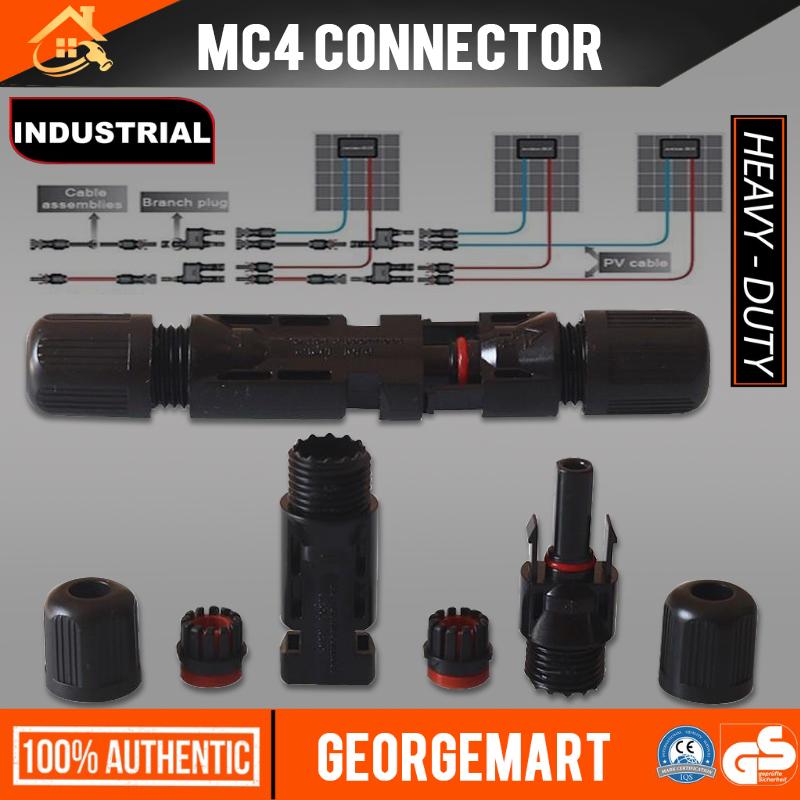 （LR）NEW MC4 Connectors Waterproof Male female Plug cable Terminals ...