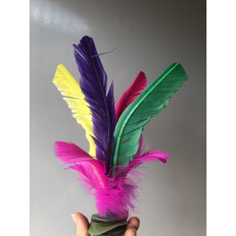 READY STOK High Quality Chapteh Sepak Bulu Ayam Mainan Traditional ...